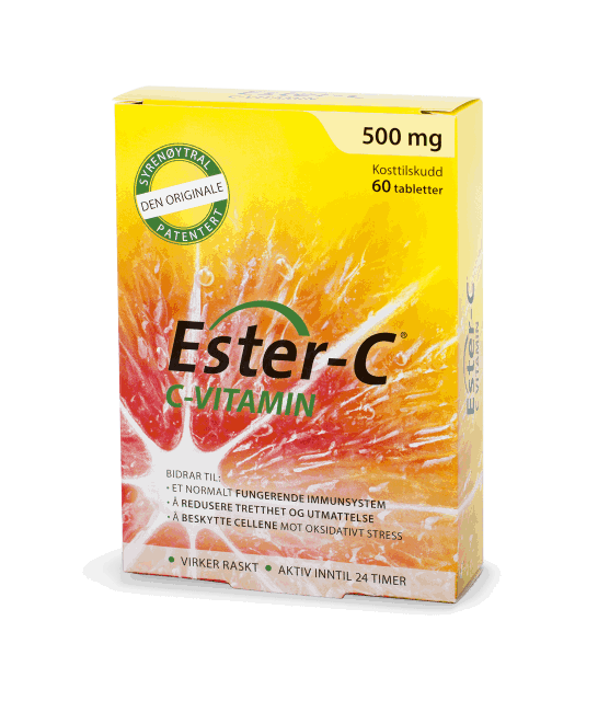 ESTER C 500 MG 60tab - RDH Netthandel